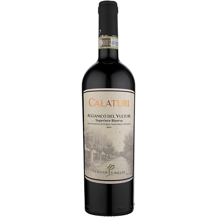 2015 Tenuta I Gelsi Calaturi Aglianico del Vulture Superiore Riserva D – VS