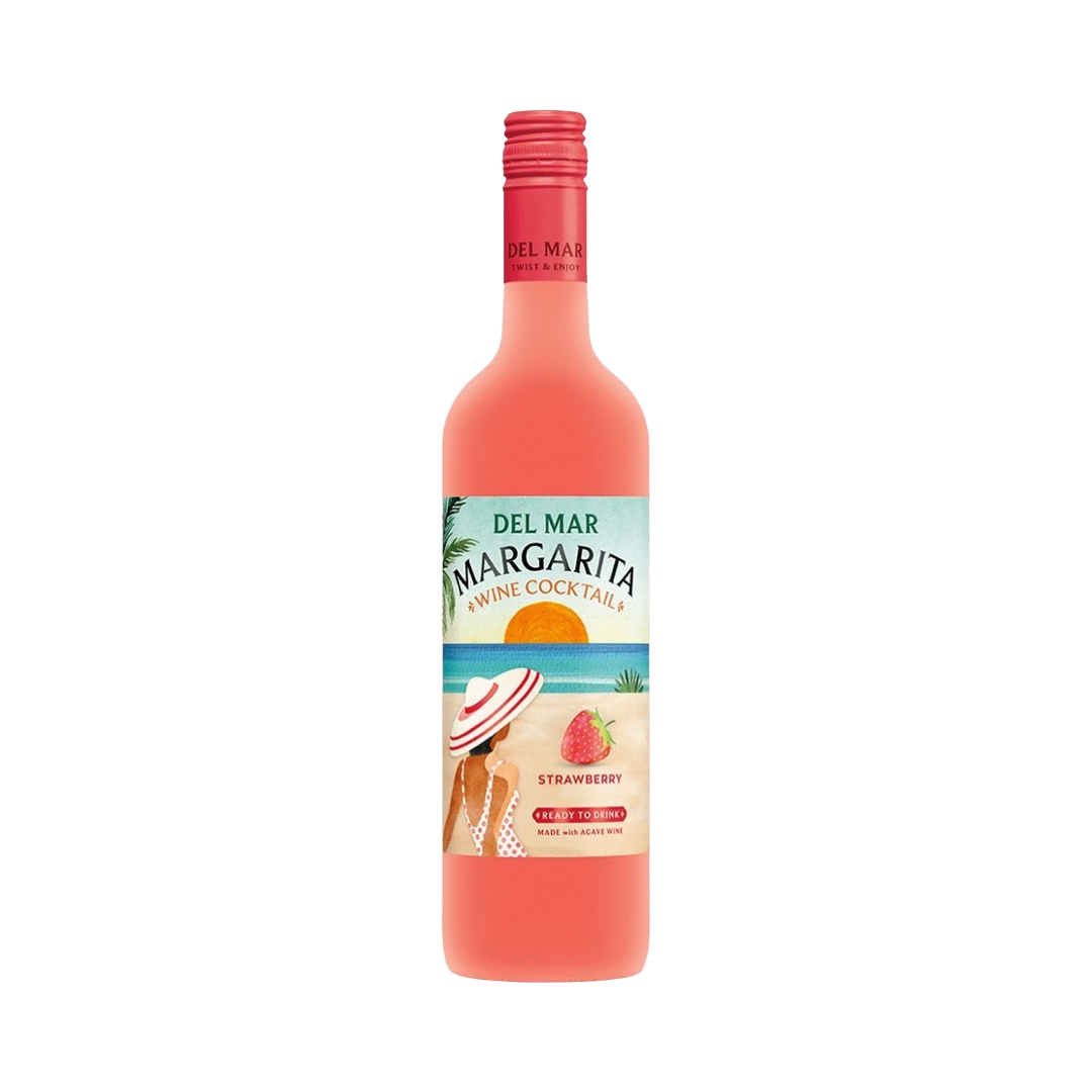 Del Mar Strawberry Margarita Wine Cocktail 750ml – VS