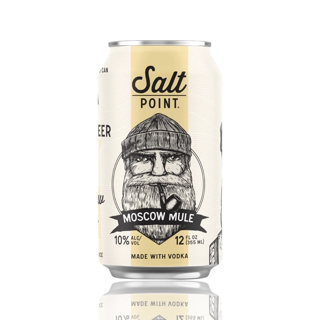 Salt Point Moscow Mule Vodka Ginger Beer Lime 4 Pack - VS